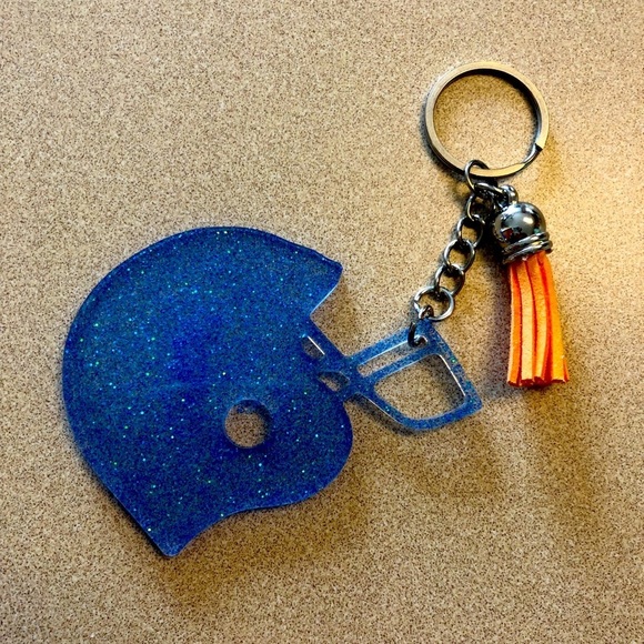 Hand Crafted | Accessories | Handmade Football Helmet Keychain | Poshmark